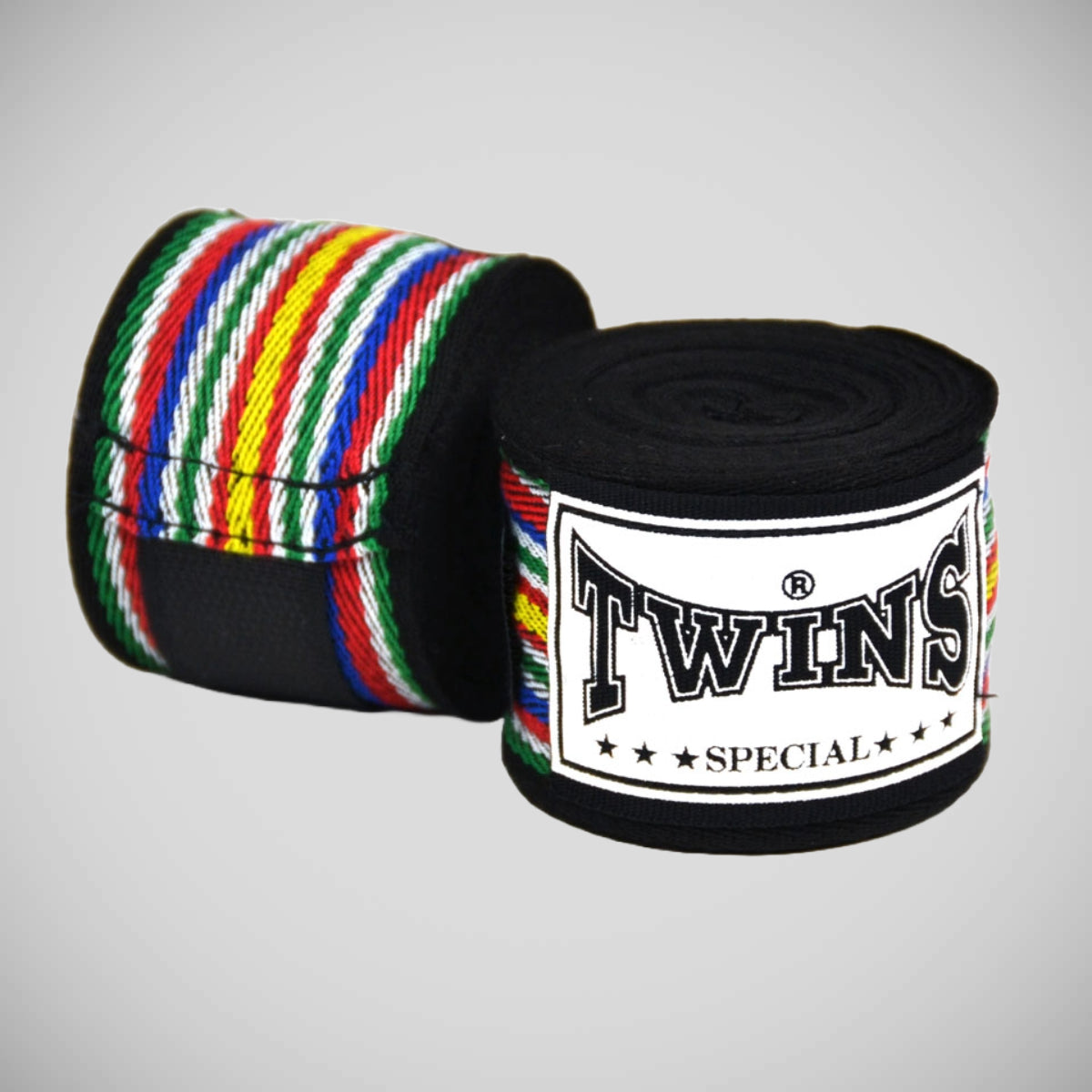 Twins CH2 Premium Cotton Hand Wraps Black from Made4Fighters