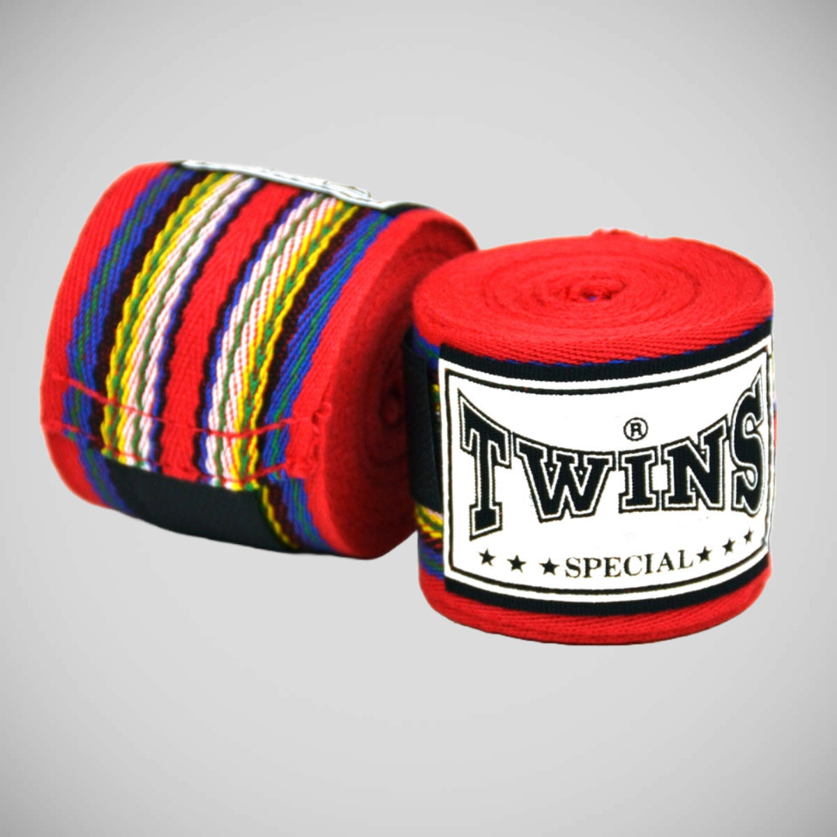 Twins CH2 Premium Cotton Hand Wraps Red from Made4Fighters