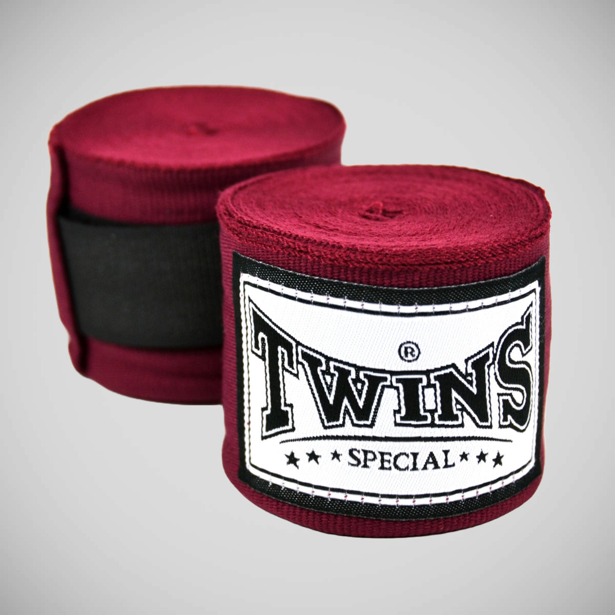 Twins CH5 Premium Elastic 5m Hand Wraps Maroon from Made4Fighters