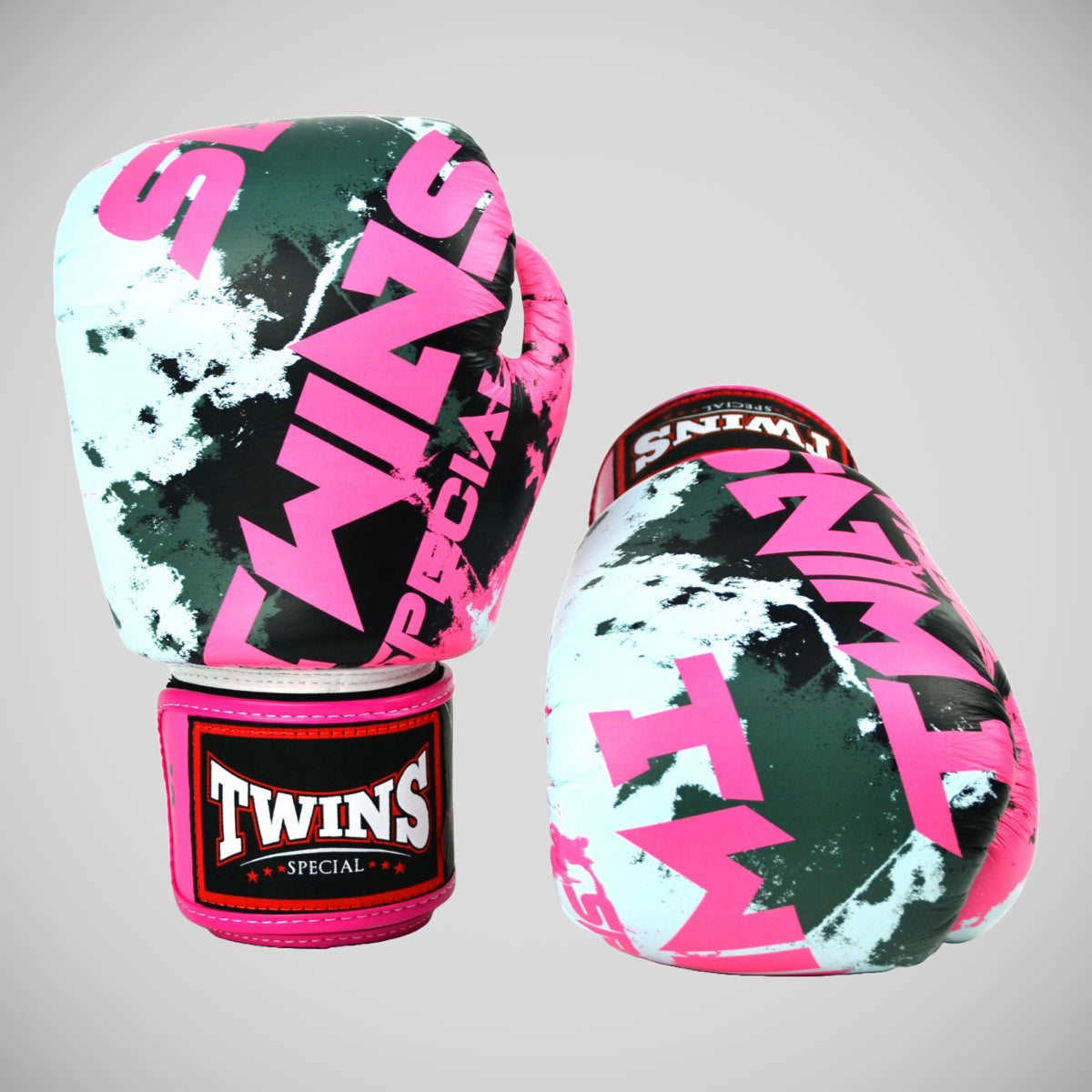 Twins FBGVL3-61 Candy Boxing Gloves White/Pink from Made4Fighters