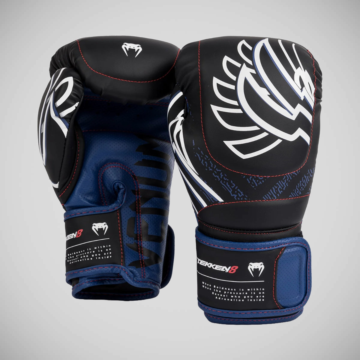 Venum x Tekken 8 Jin Kazama Boxing Gloves Black/White from Made4Fighters