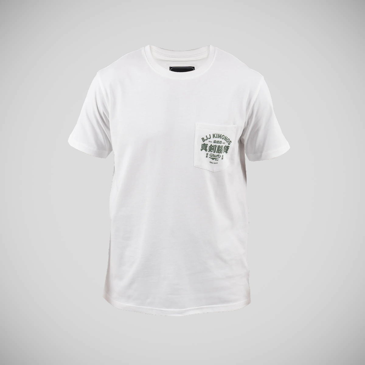 Scramble Kimono Label T-Shirt White from Made4Fighters