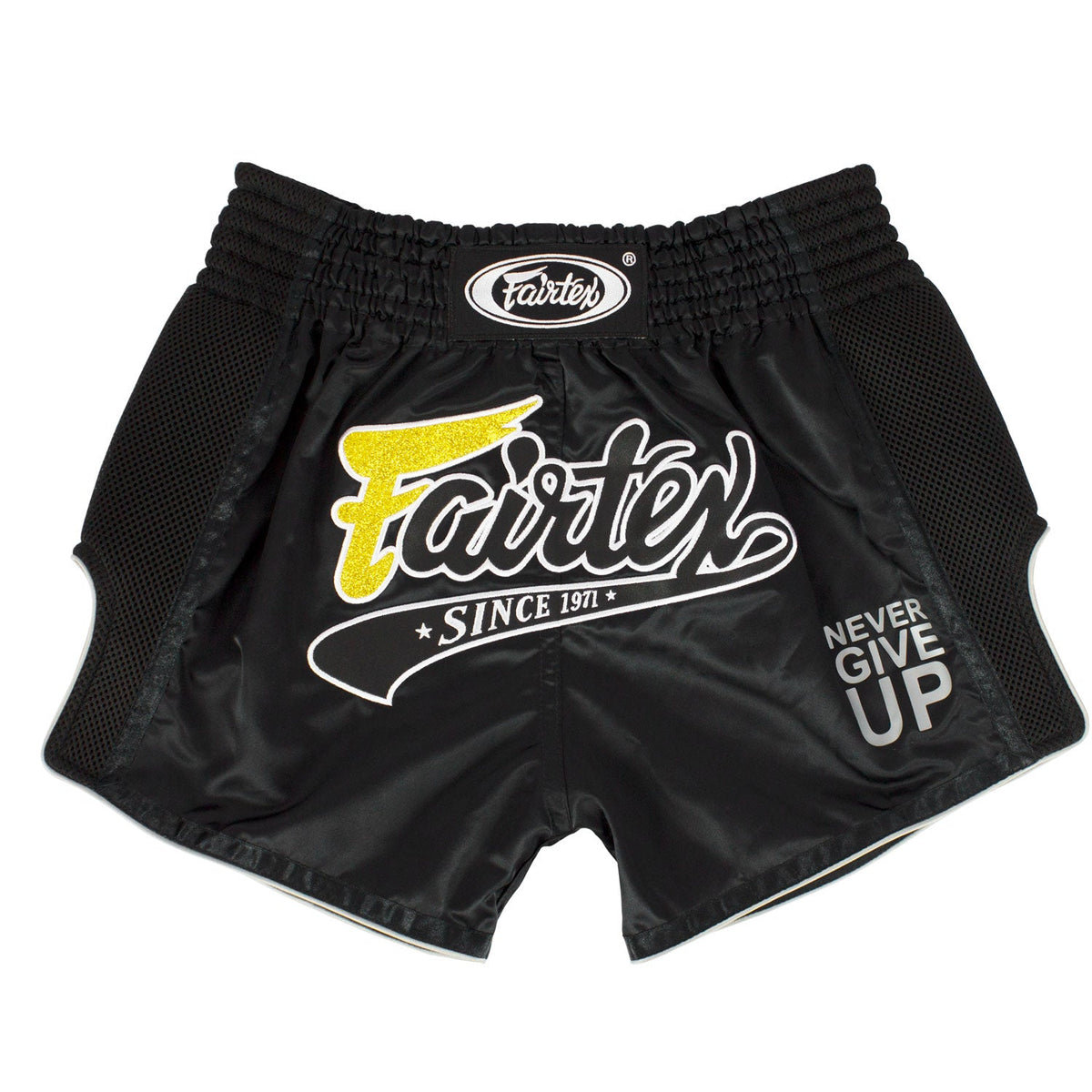 Fairtex BS1708 Slim Cut Muay Thai Shorts Black from Made4Fighters