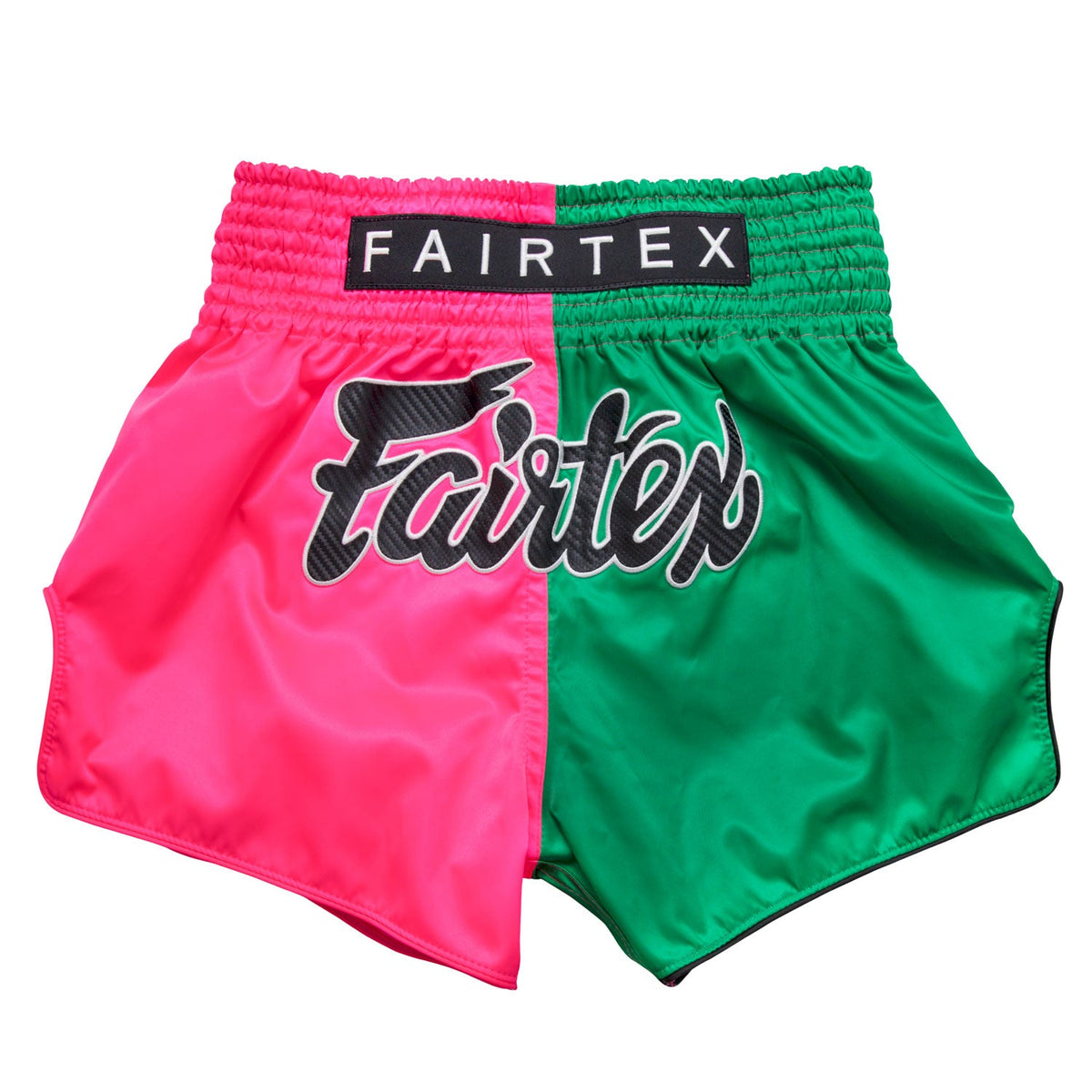 Fairtex BS1911 Fighter Pink-Green Muay Thai Shorts from Made4Fighters