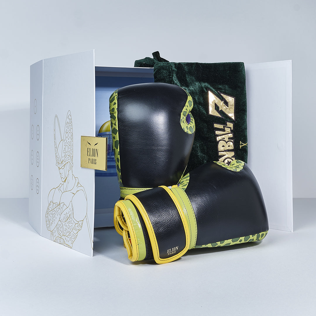 Elion Paris Dragon Ball Z Cell Boxing Gloves de la Made4Fighters