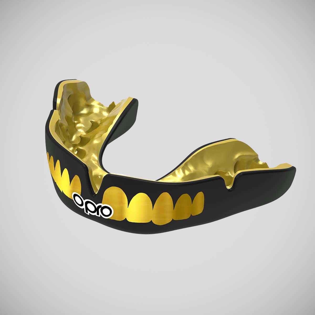 Opro Instant Custom-Fit Teeth Mouth Guard Black/Gold from Made4Fighters