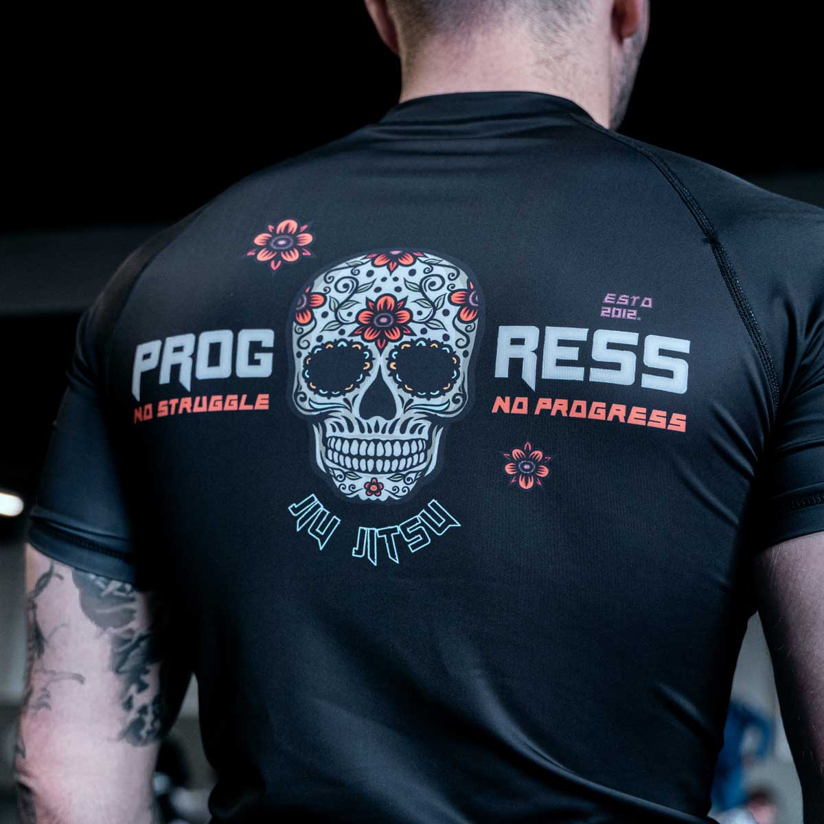 Progress Mexicana Short Sleeve Rash Guard from Made4Fighters